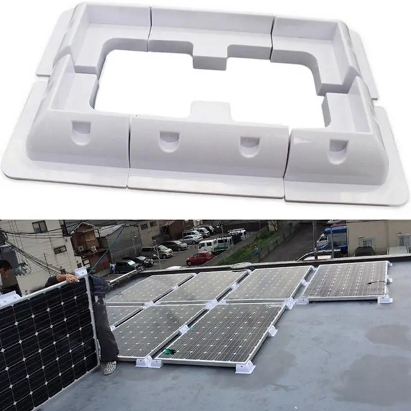 RV Yacht Bracket RV Panel Bracket Drill Free Solar Panel Support Rack ...
