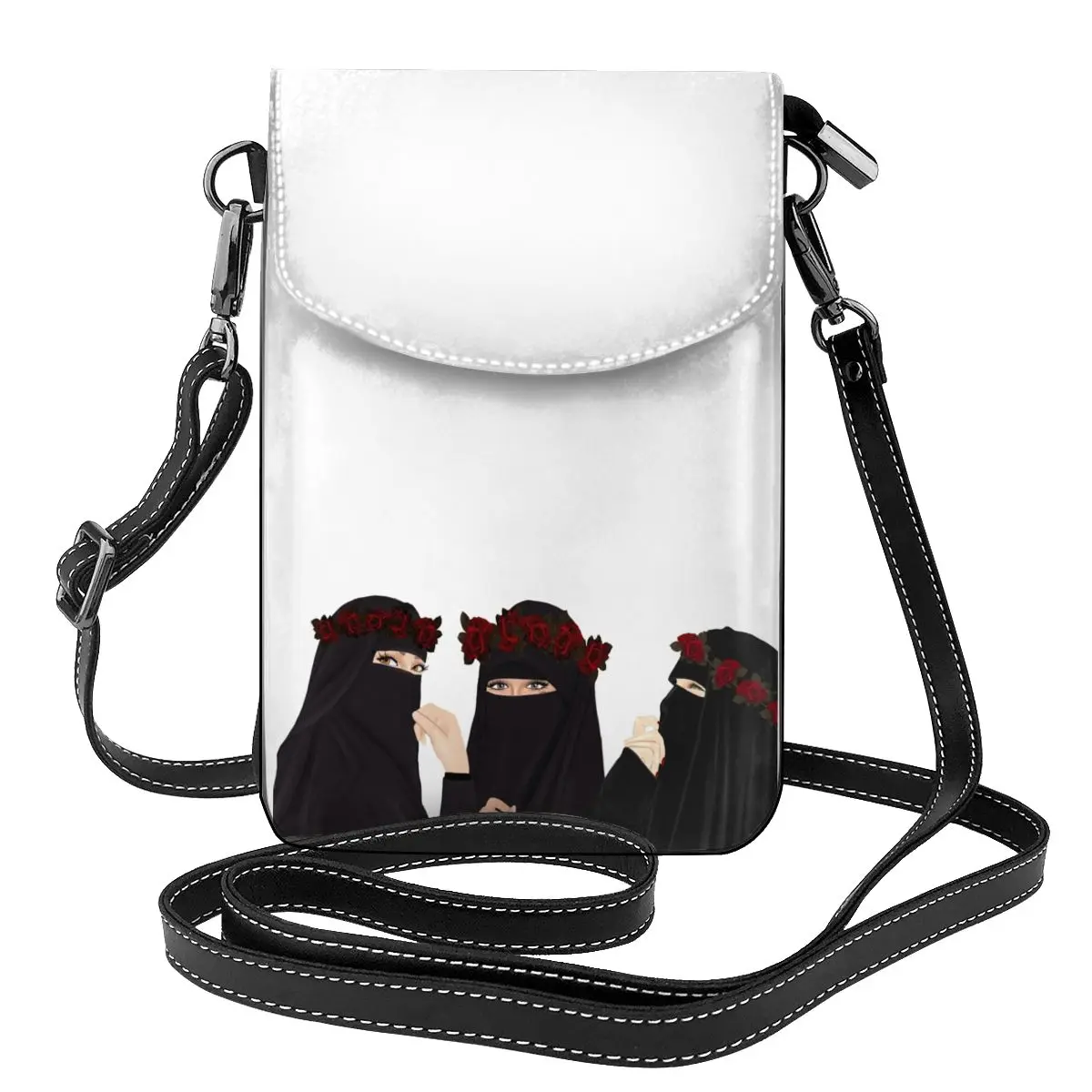 Muslim-Cute-Girl-Shoulder-Bag-Sisters-Soul-Anime-Funny-Leather ...