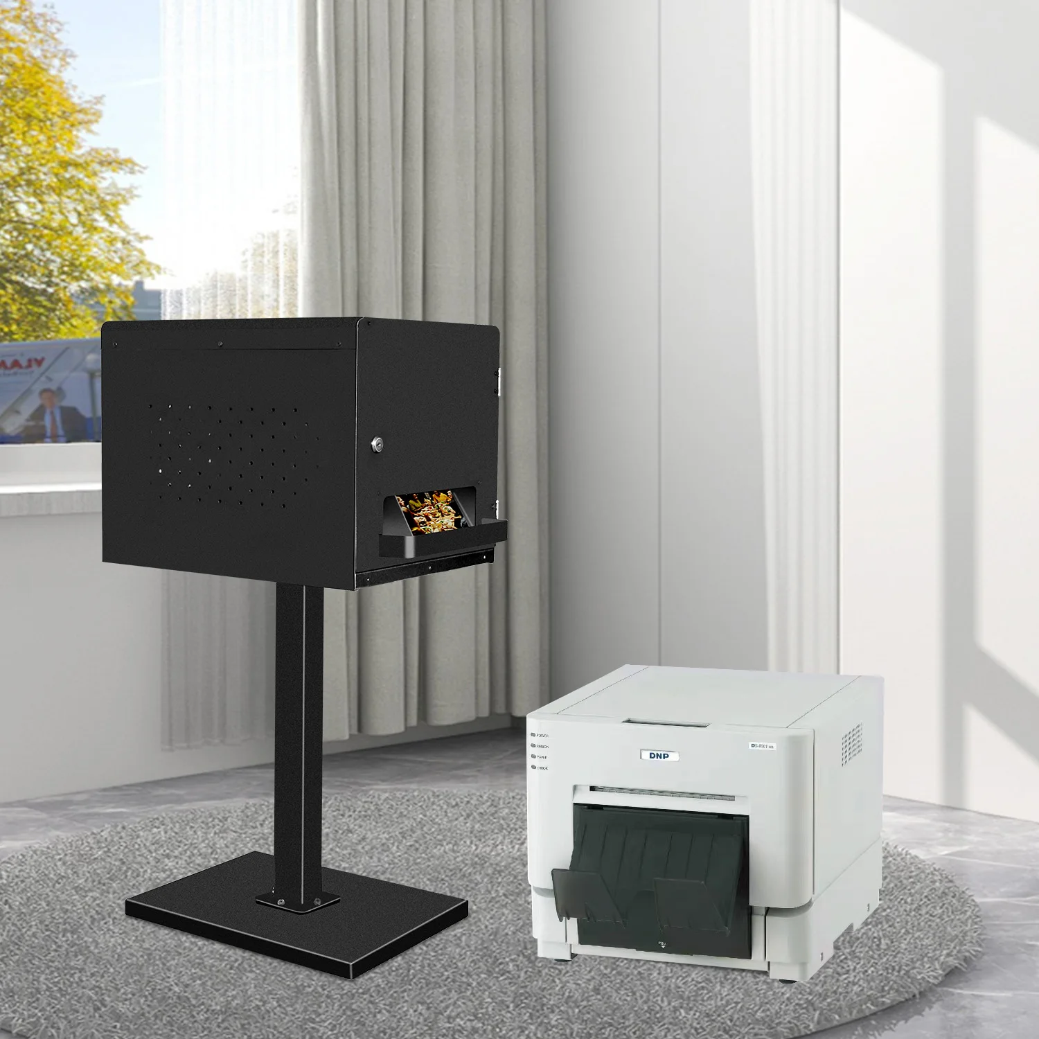 Practical Printer Cover Fitted For DNP RX1HS DS620 Hiti P525L Stand ...