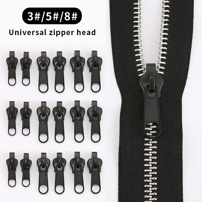 Black Instant Zipper Universal Instant Fix Zipper Repair Kit ...
