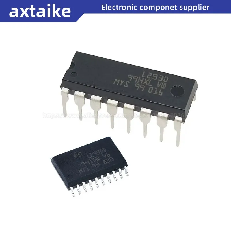10-piezas-L293-L293D-L293DD-DIP-SMD-DIP20-SOIC-20-controlador-de-puente ...