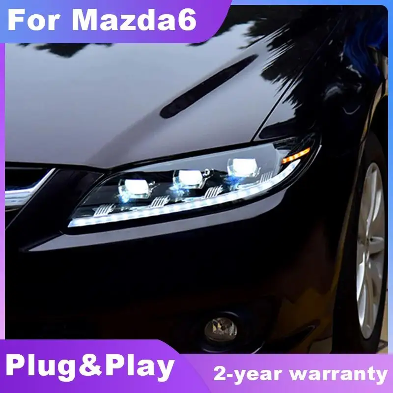 Car-Lights-for-Mazda-6-LED-Headlight-2003-2015-Mazda6-Head-Lamp-Drl ...