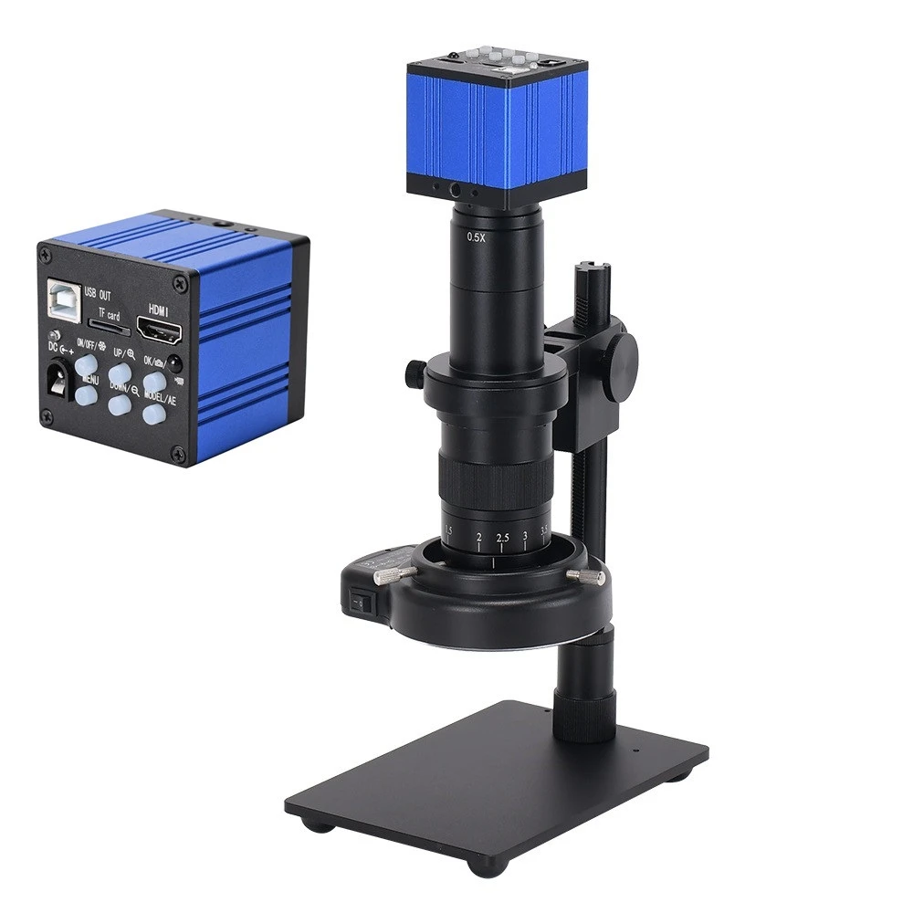 51mp 1080p Fhd Microscope Camera 180x Lens Portable Hdmi Usb Industrial ...