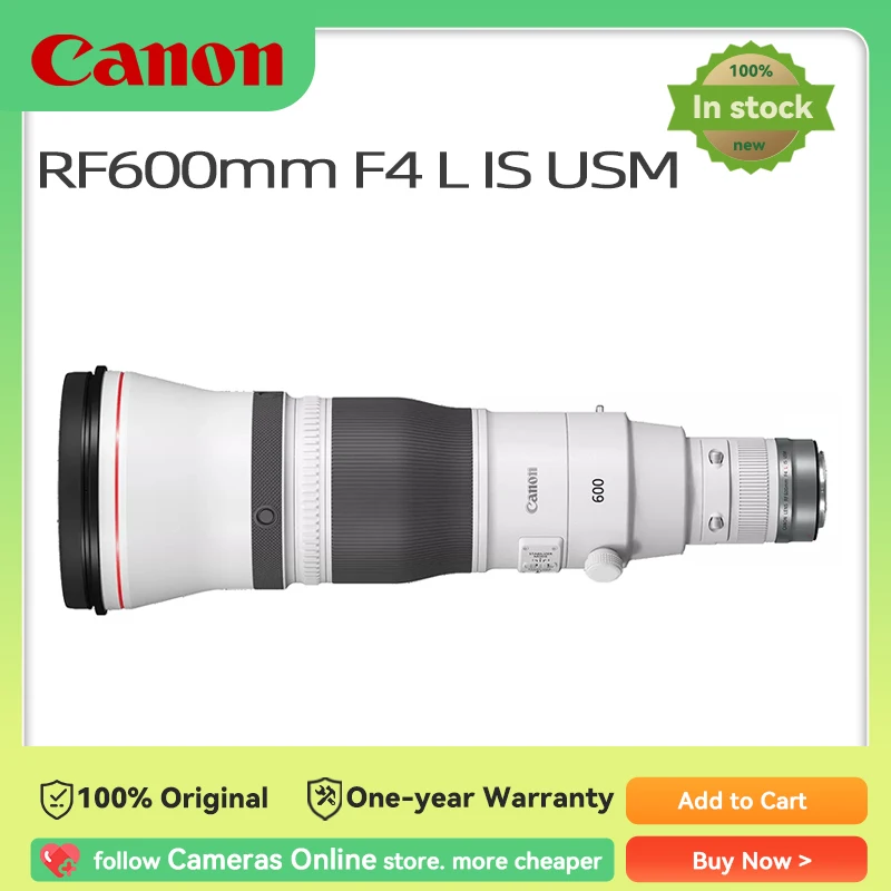 Canon-RF600mm-F4-L-IS-USM-Lente-com-Abertura-M-xima-Larga-f-4-Adequado ...