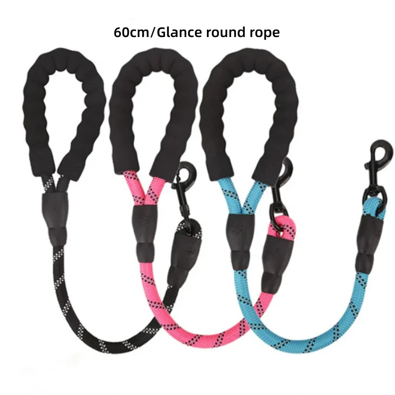 Dog Leash Reflective Short Leashes for Large Dogs Walking Explosion ...