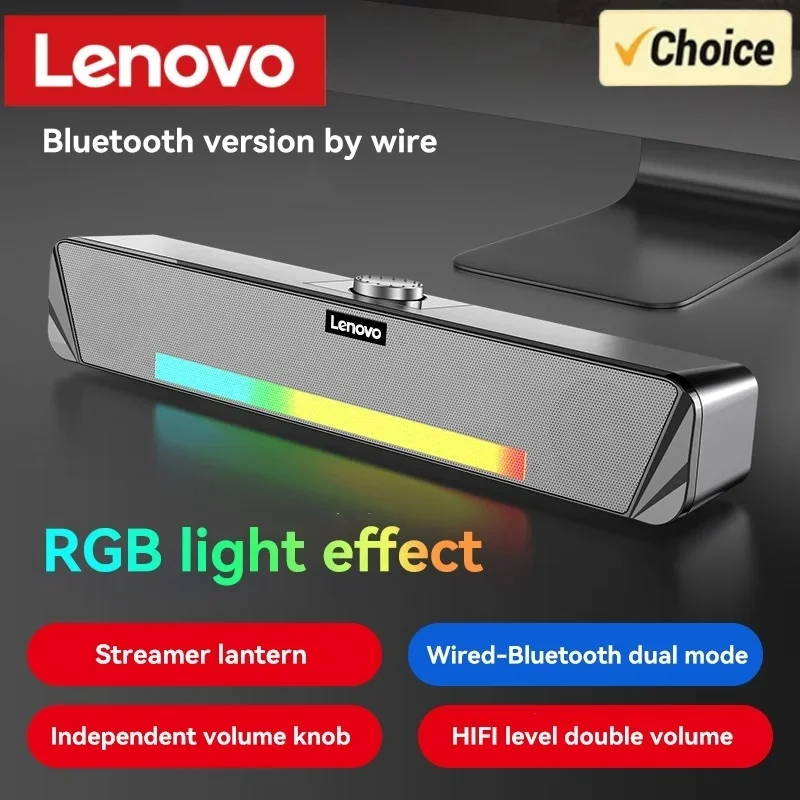 Lenovo-TS33-Original-For-Desk-Computer-Subwoofer-AUX-360-Home-Movie-Bluetooth-5-0-Speaker ...