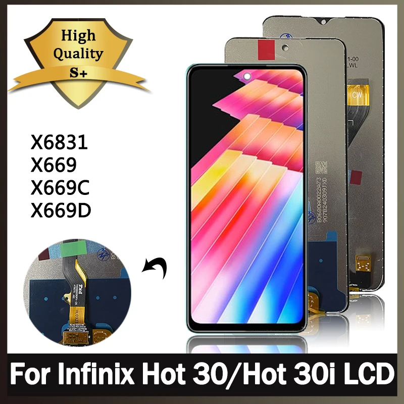 Original-For-Infinix-Hot-30i-Hot30i-NFC-X669-X669C-X669D-LCD-Display ...
