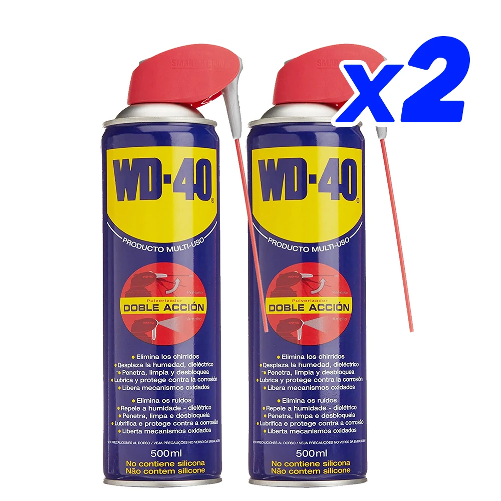 Pack 2 WD-40 aceite multiusos lubricante afloja todo WD 40 | WD40 spray ...