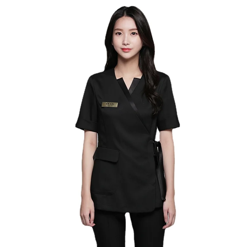 High-Quality-Spa-Uniform-Women-Nail-Salon-Massage-Therapist-Tunic ...