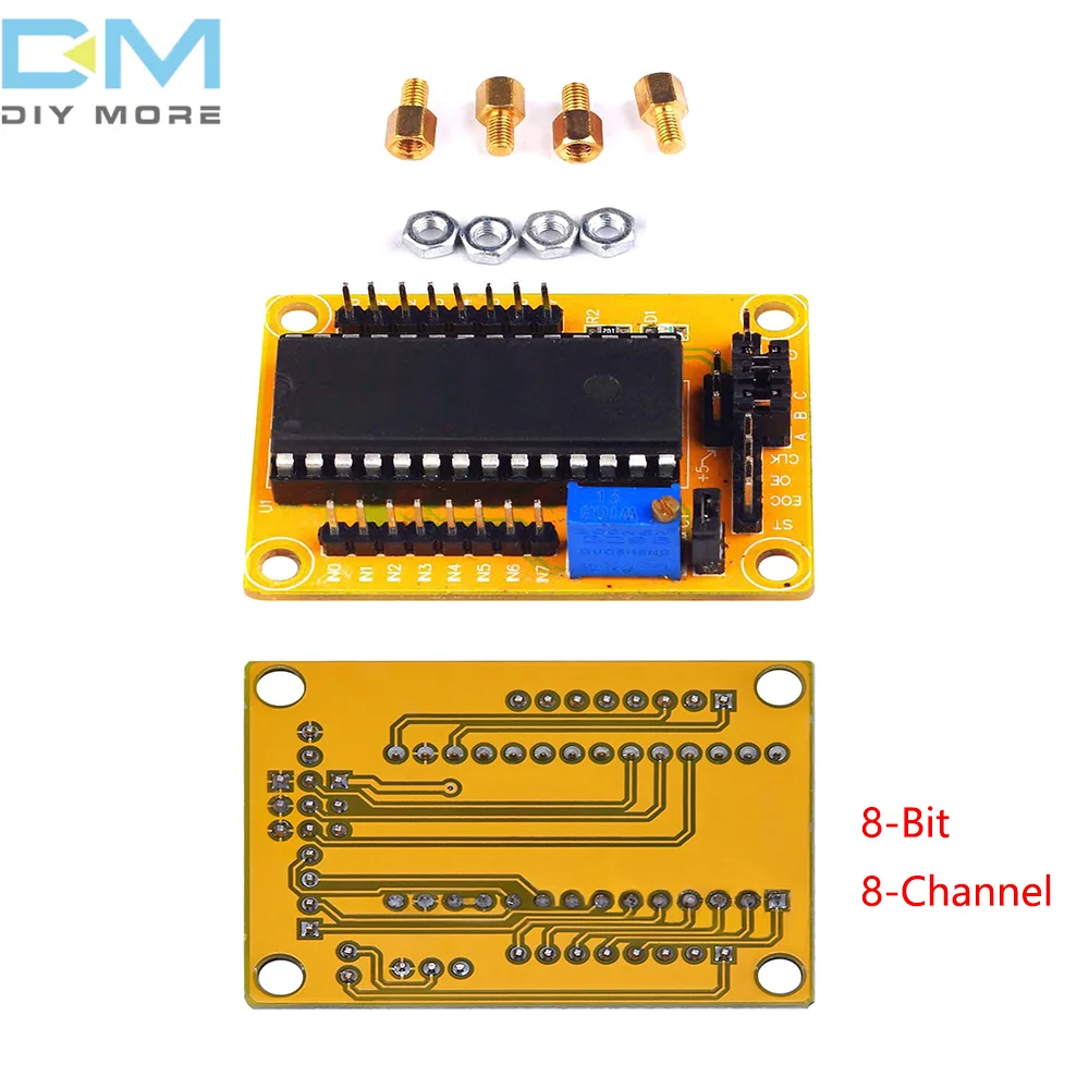 8-bit-8-Channel-Parallel-AD-Analog-Digital-Converter-Module-8-bit-Resolution-ADC0809-Stable ...