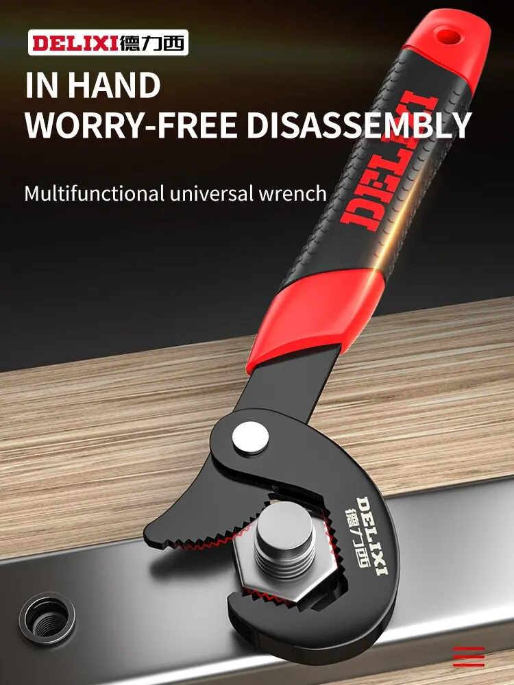 Plumber Hand Tool Universal Key Pipe Wrench Open End Spanner Set High ...