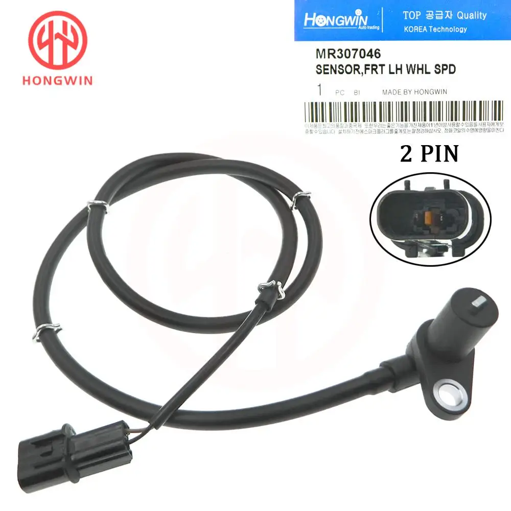 Sensor-de-velocidade-do-ABS-dianteiro-esquerdo-para-Mitsubishi-MR307046 ...