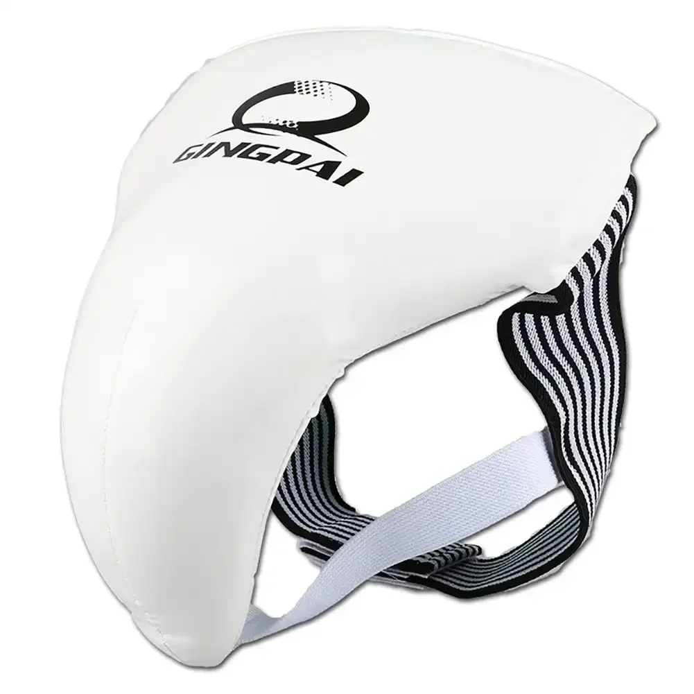 High-grade-White-Taekwondo-Groin-Guard-Protector-Men-Women-Children ...