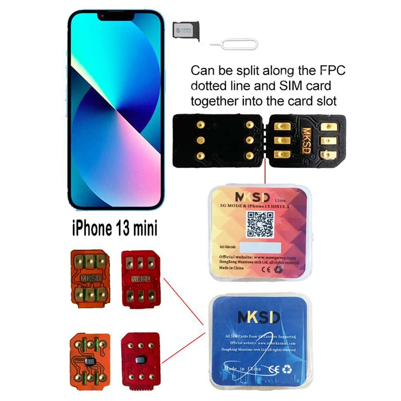 MKSD ULTRA QPE 5G MODE-eSIM ESIM IP14 13 12/11 X/XS/MAX/XR, 57% OFF