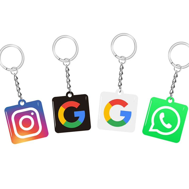 Smart Keychain with Integrated NFC Chip for Seamless Connectivity ...