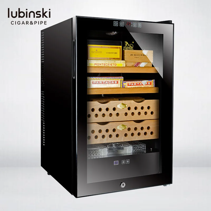 Electric-Cigar-Humidor-Cabinet-Intelligent-Control-Temperature-Humidity ...