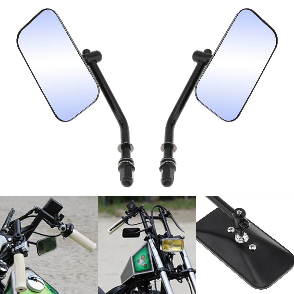 1-Pair-Motorcycle-Rearview-Mirror-Universial-Motorcycle-Aluminum-Bar ...