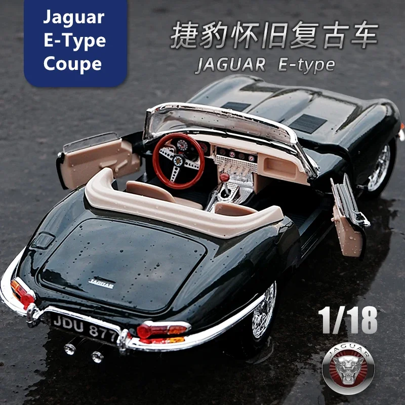 Bburago-modelo-de-coche-de-aleaci-n-coup-tipo-E-de-Jaguar-1-18-colecci ...