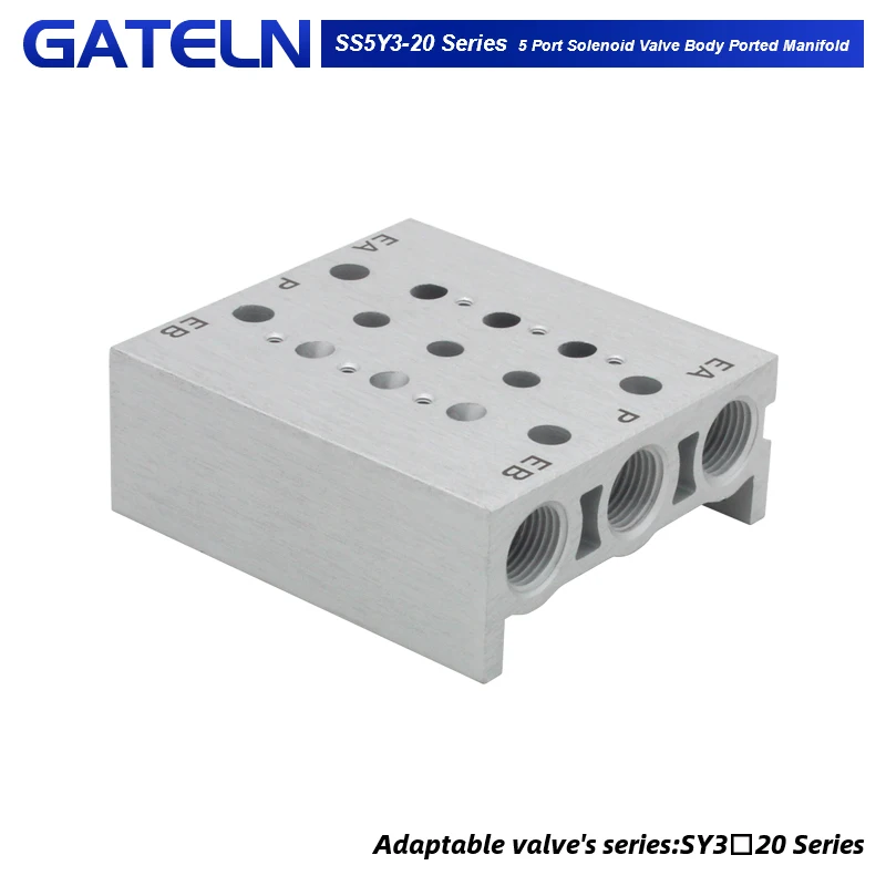 SS5Y3-20-Series-5-Port-Solenoid-Valve-Body-Ported-Manifold-for-SY3-20 ...