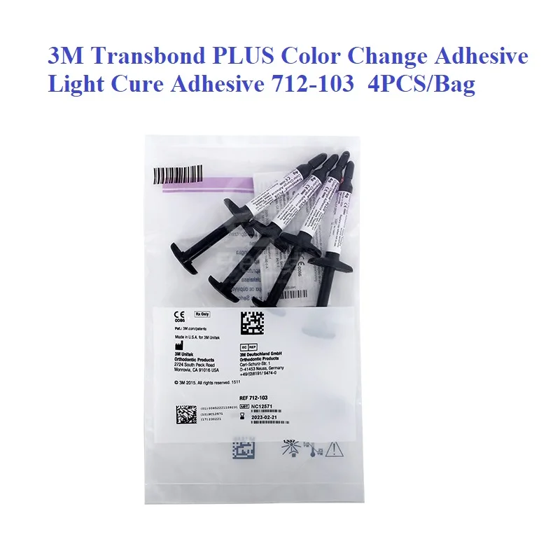 3M Unitek Transbond PLUS Color Change Orthodontic Adhesive Bonding For ...