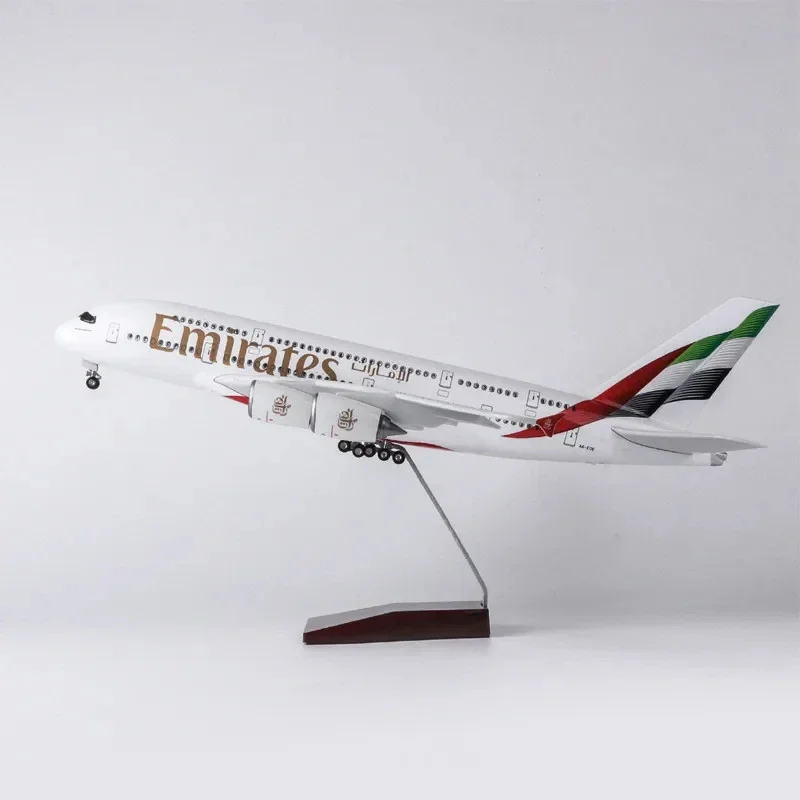 46CM-1-160-Scale-A380-Emirates-Diecast-Model-Airways-Resin-Airplane ...