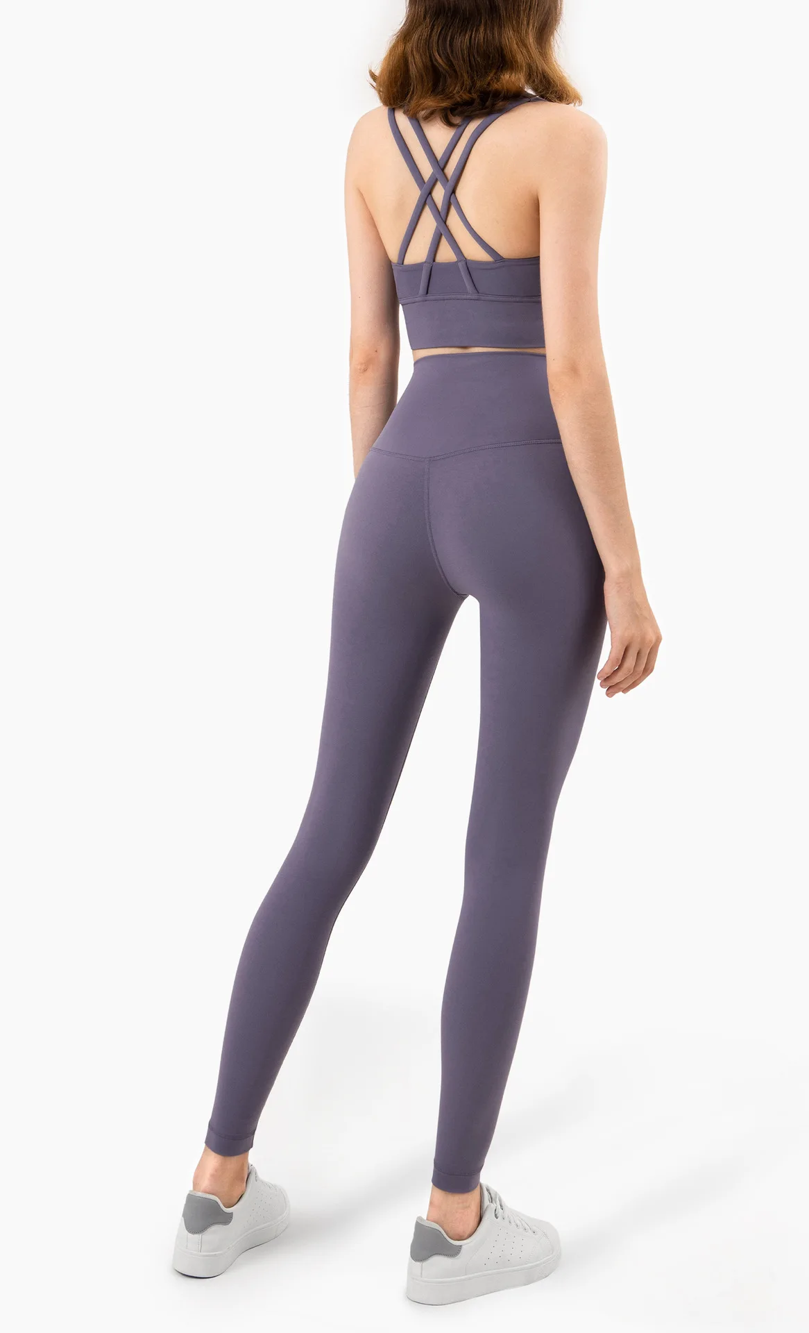 Ensemble de yoga pour femme - Blue Set[D3] - Nylon - Respirant - Idéal ...