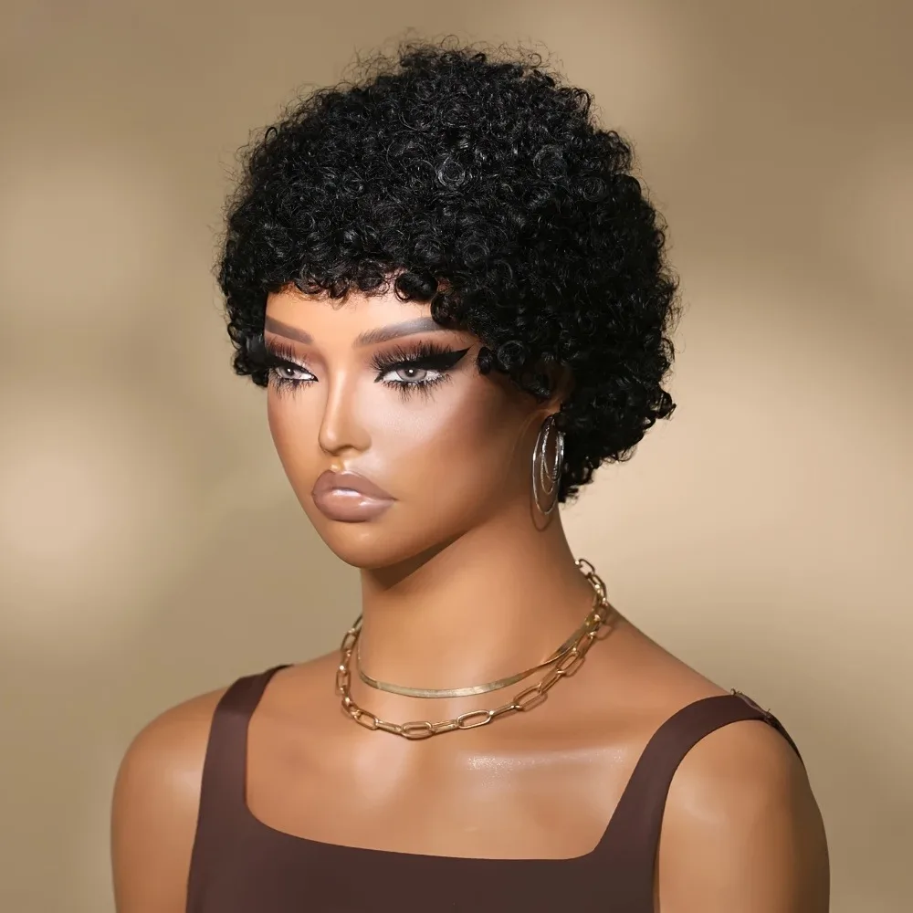 Human-Hair-Wigs-For-Women-Remy-Brazilian-Hair-Wigs-Red-Colored-Short ...