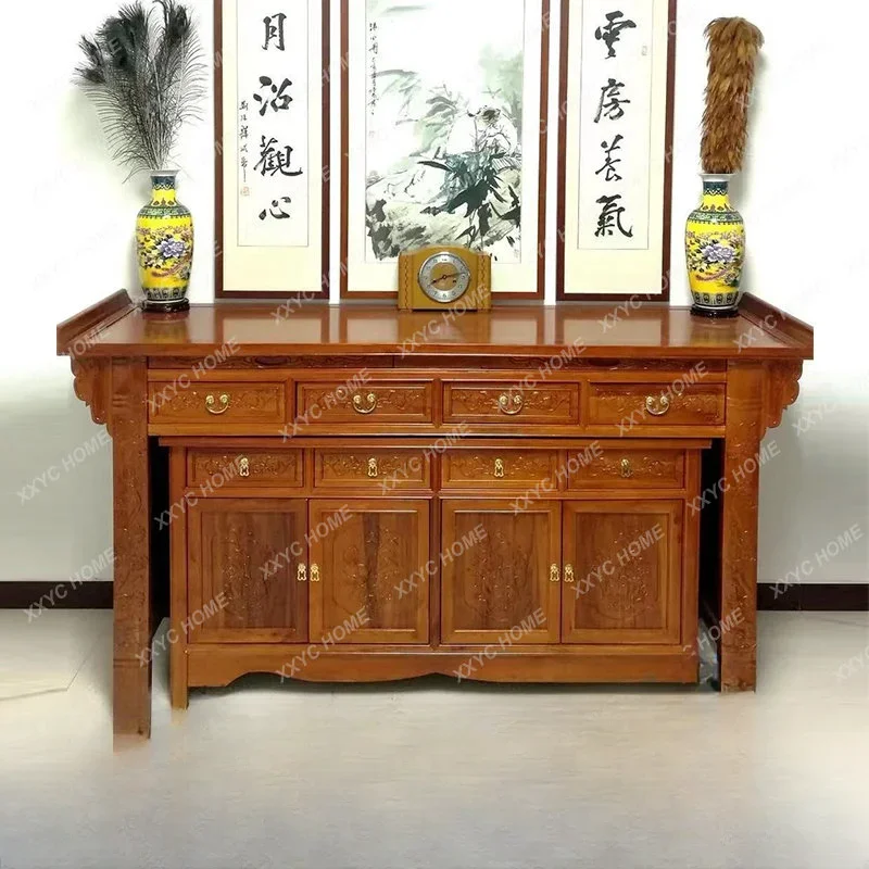 Solid-Wood-Altar-Incense-Home-Buddha-Table-Buddha-Shrine-Modern-Style ...