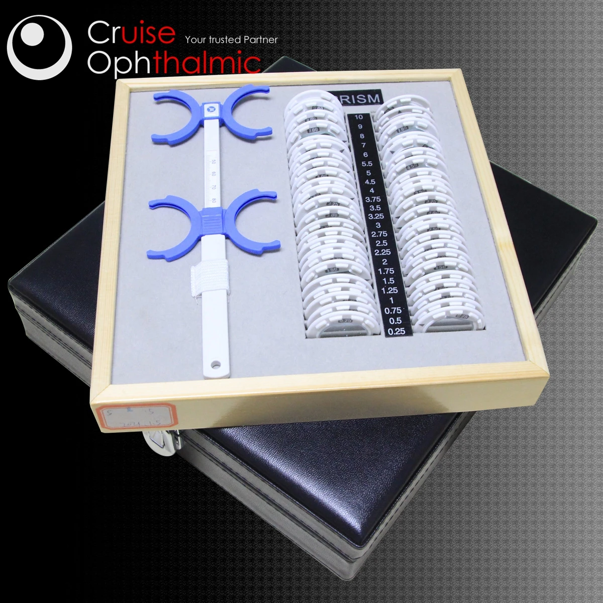 Optometry Prism Trial Lens Set With Adjustable Pd 48-80mm Flipper Set ...