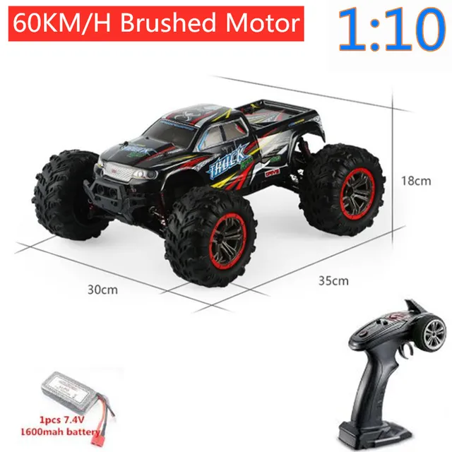80KM/H Brushless RC Racing Car Metal Alloy 200M Distance Racing Buggy ...