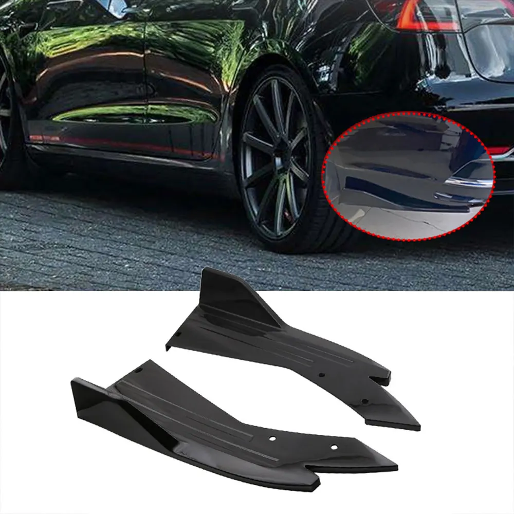 2pcs-Auto-Rear-Bumper-Diffuser-Universal-Car-Side-Fender-Skirt-Lip ...