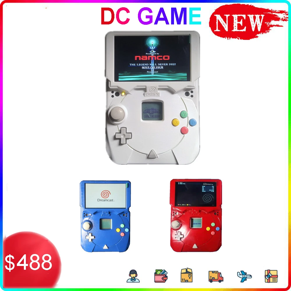 DIY-Game-DC-Handheld-Console-Modified-DC-motherboard-DREAMCAST-Pocket ...