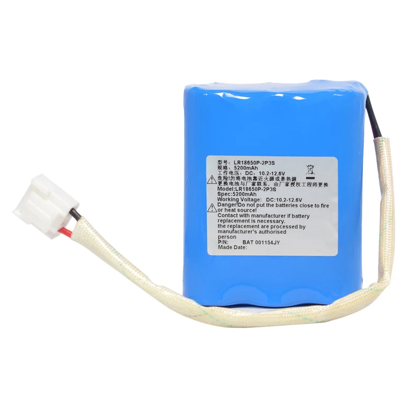 UGB New LR18650P-2P3S Battery For HY-800 LR18650P-2P3S monitor battery ...