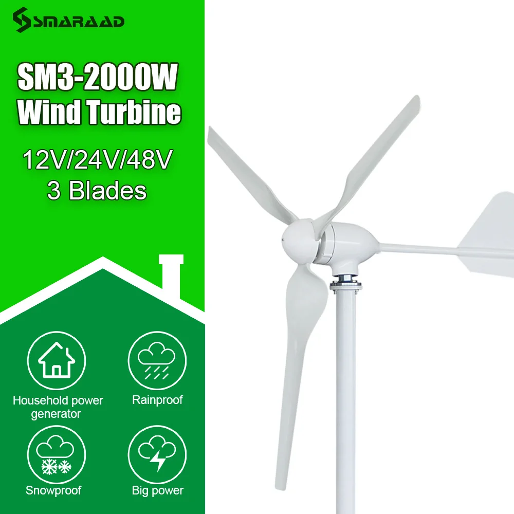 PL-RU-Warehouse-Wind-Turbine-2000W-12V-24V-48V-Windmill-Generator-With ...