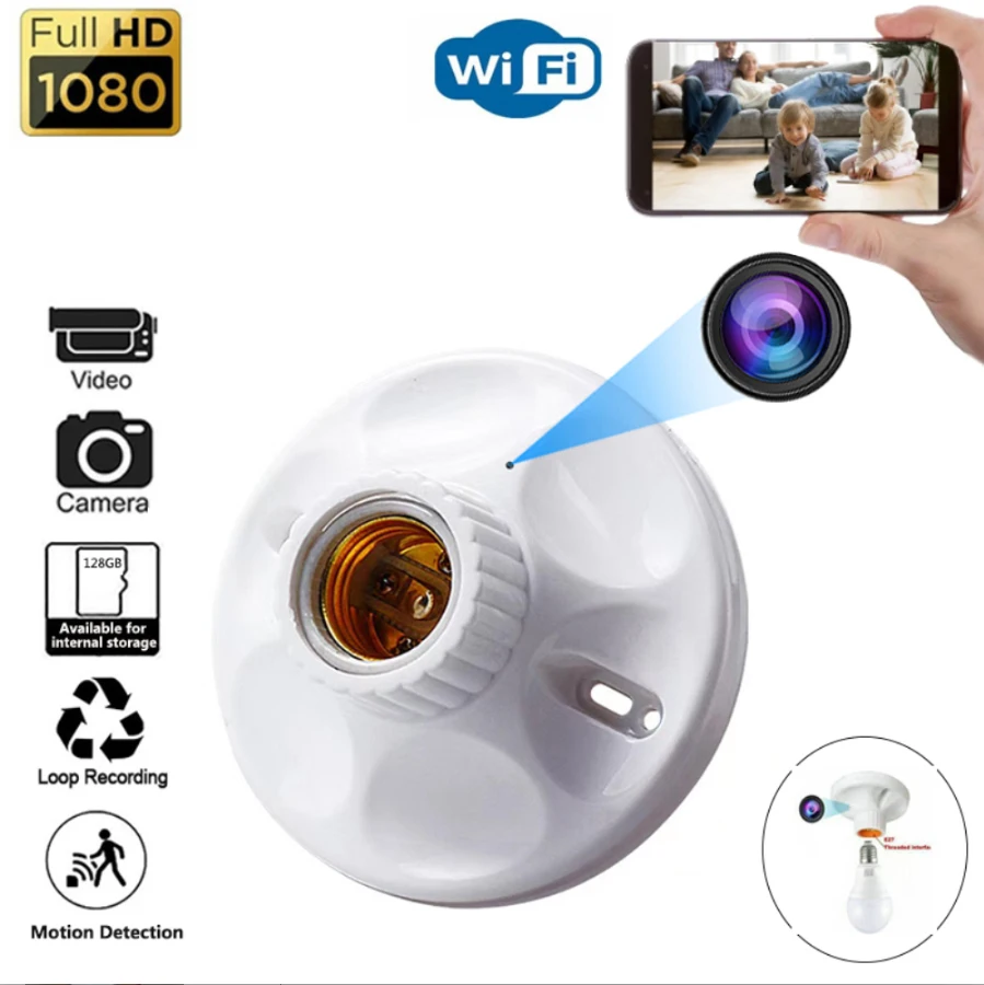 Lenovo 1080P Wifi Câmeras de Monitoramento 4K HD Micro Câmera Zoom ...