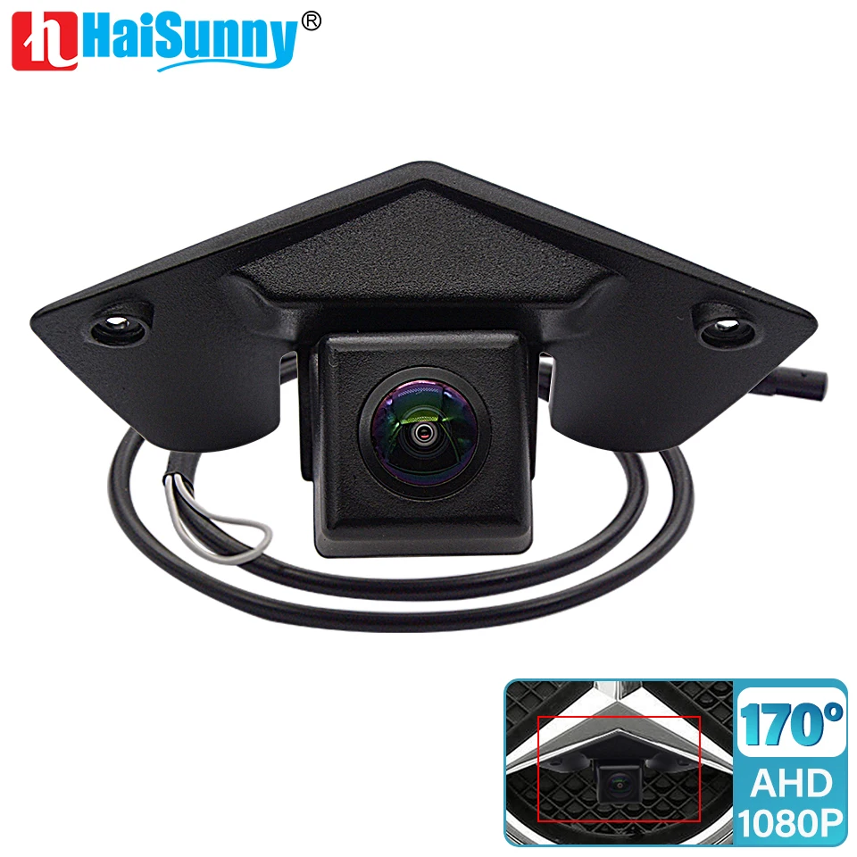 HD CCD AHD 1080P Logo Car Front View Camera For Mercedes Benz Vito A B ...