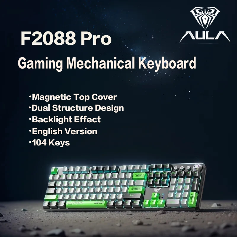 AULA-F2088Pro-Gaming-Mechanical-Keyboard-Magnetic-Upper-Cover-Dual ...