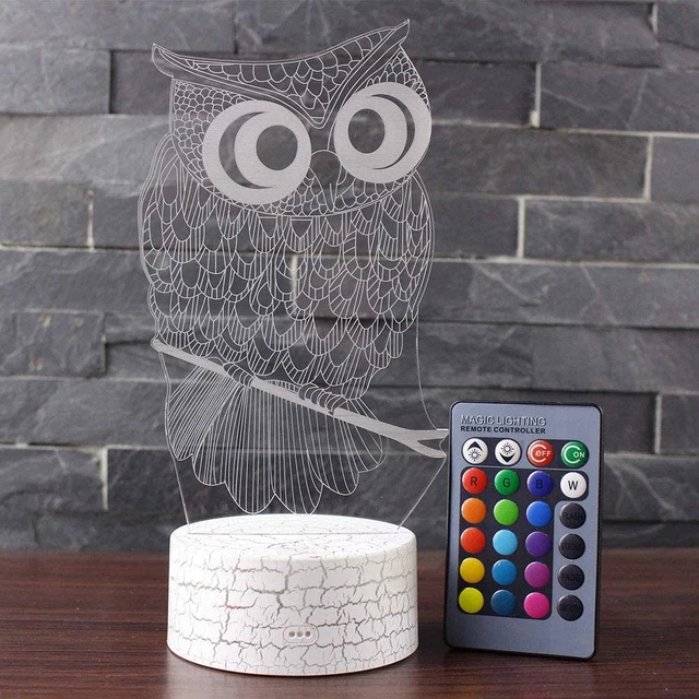 Owl Lamp Base