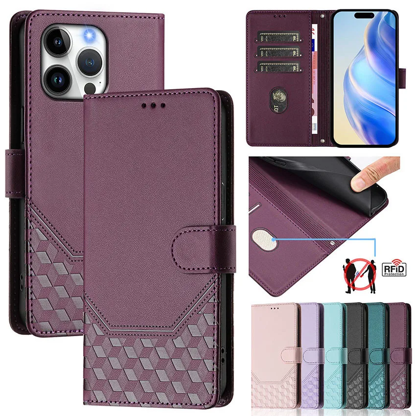 Honeycomb Case For Samsung Galaxy S10 Note 8 9 M12 M14 M15 M22 M32 M33 ...