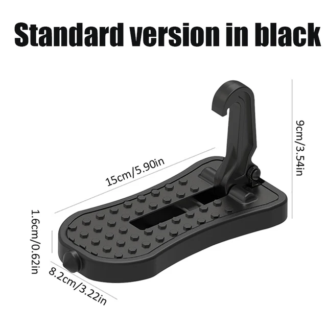 Extended Foldable Car Roof Rack Step Car Door Step Universal Latch Hook ...