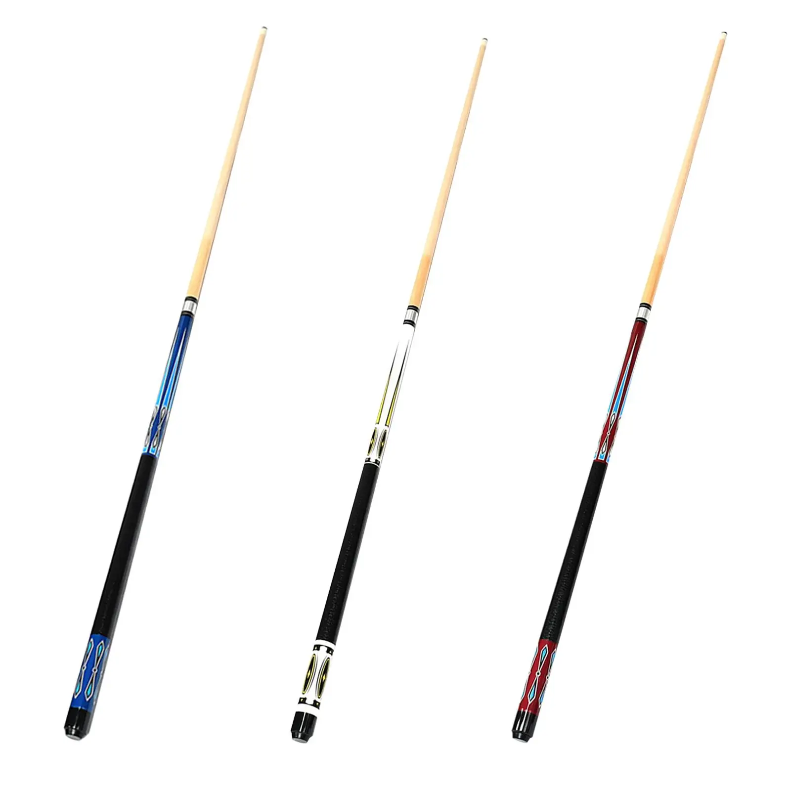 Pool-Cue-Stick-with-Anti-Skid-Sleeve-57-Two-Section-Snooker-Pool-Stick ...
