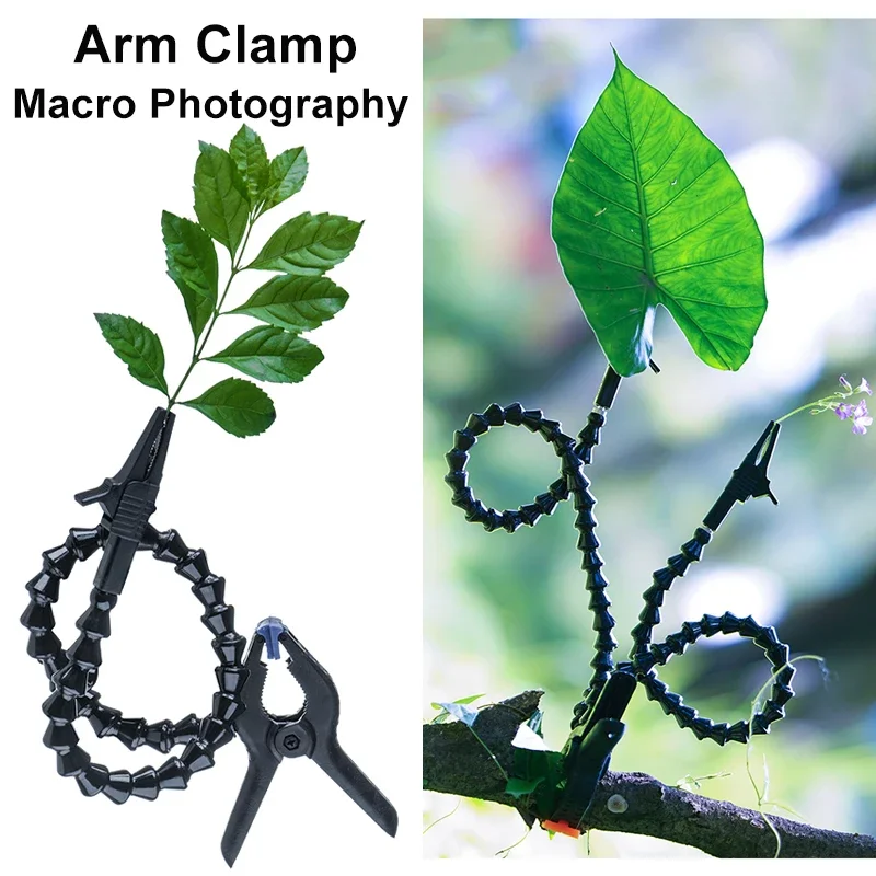 60cm Magic Arm Clamp Clip and Tripod for Macroshot Insects Flower Macro ...