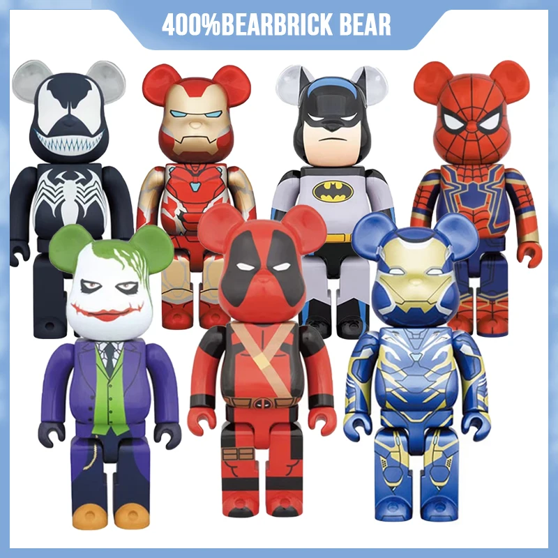 Bearbrick-figura-de-acci-n-de-dibujos-animados-oso-Anime-Spider-Man ...