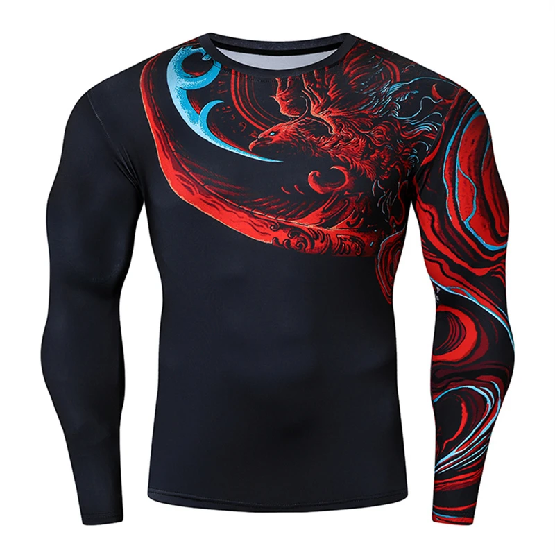 Мужская компрессионная футболка Nike с длинным рукавом | AliExpress
