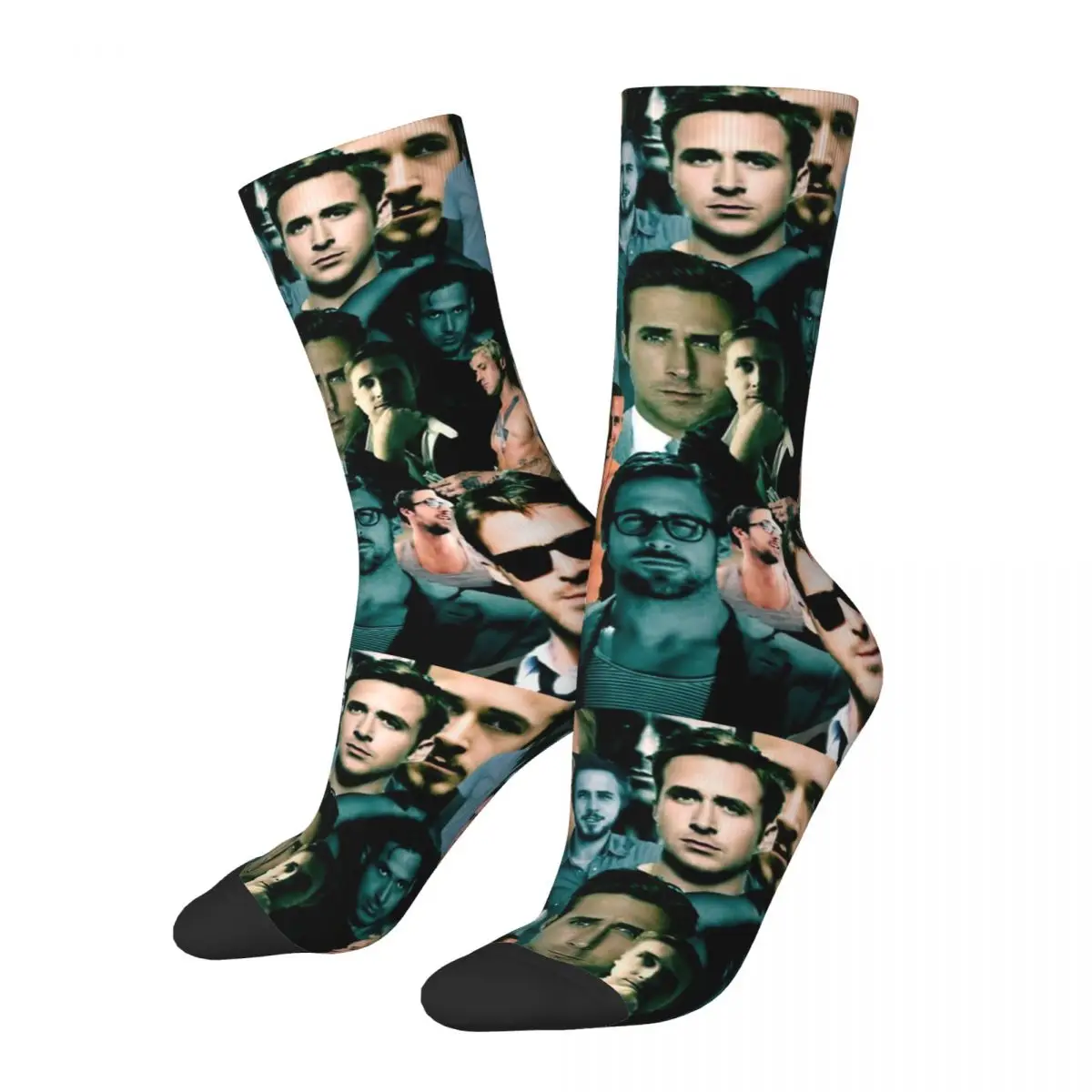 Retro-Ryan-Gosling-Collage-Accessories-Socks-Sweat-Absorbing-Skateboard ...