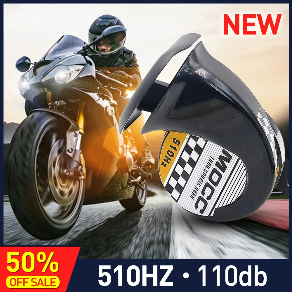 12V-Universal-Super-Loud-Motorcycle-Snail-Horn-Sound-Monophonic ...