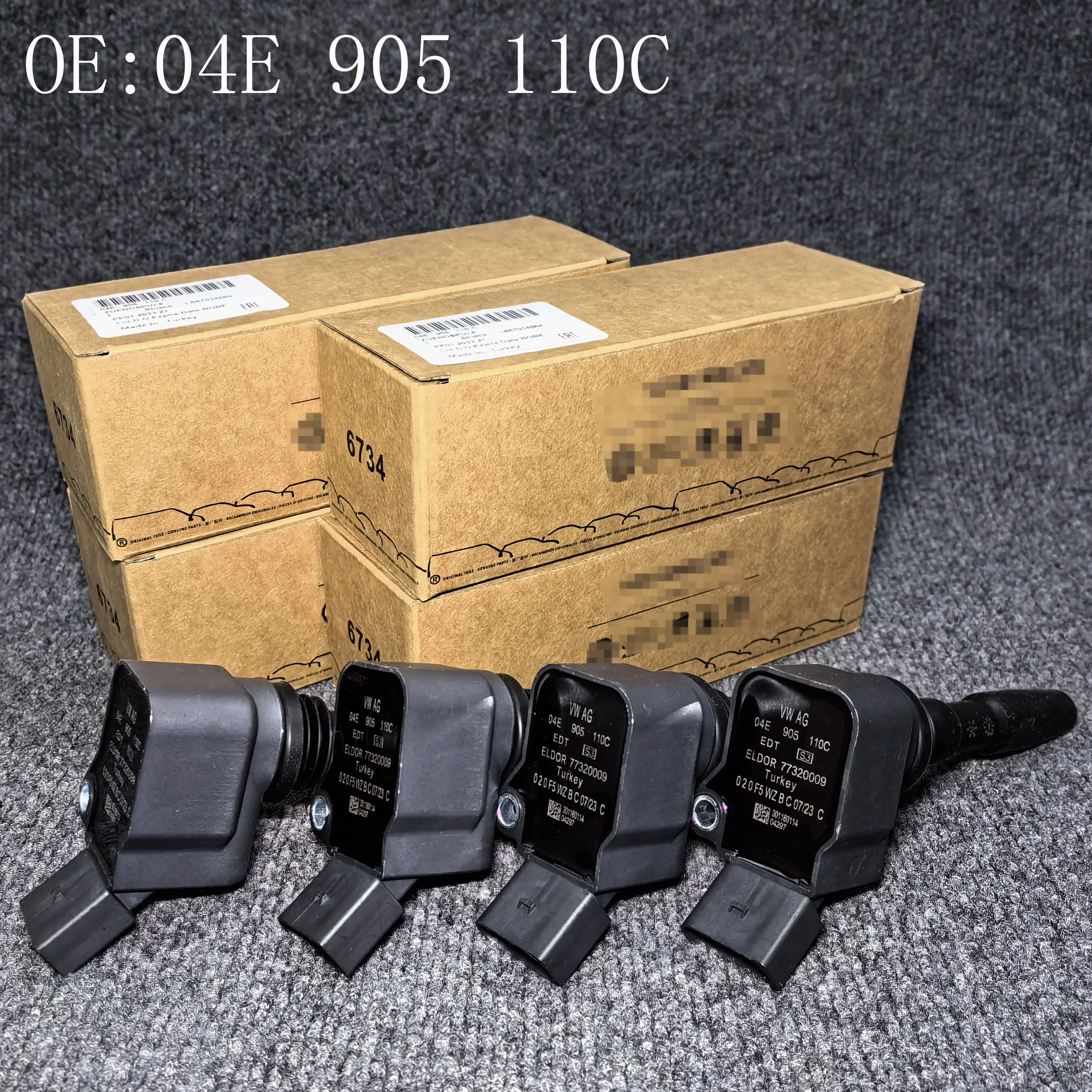 4pc-Ignition-Coils-04E905110-04C905110A-04C905110B-For-Audi-A3-L4-1-4L ...