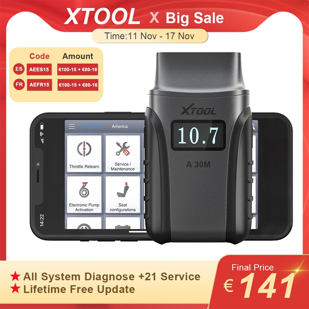 XTOOL-Anyscan-A30M-Wireless-BT-OBD2-Scanner-for-Android-iOS-2023-Newest-Full-System-Bi ...