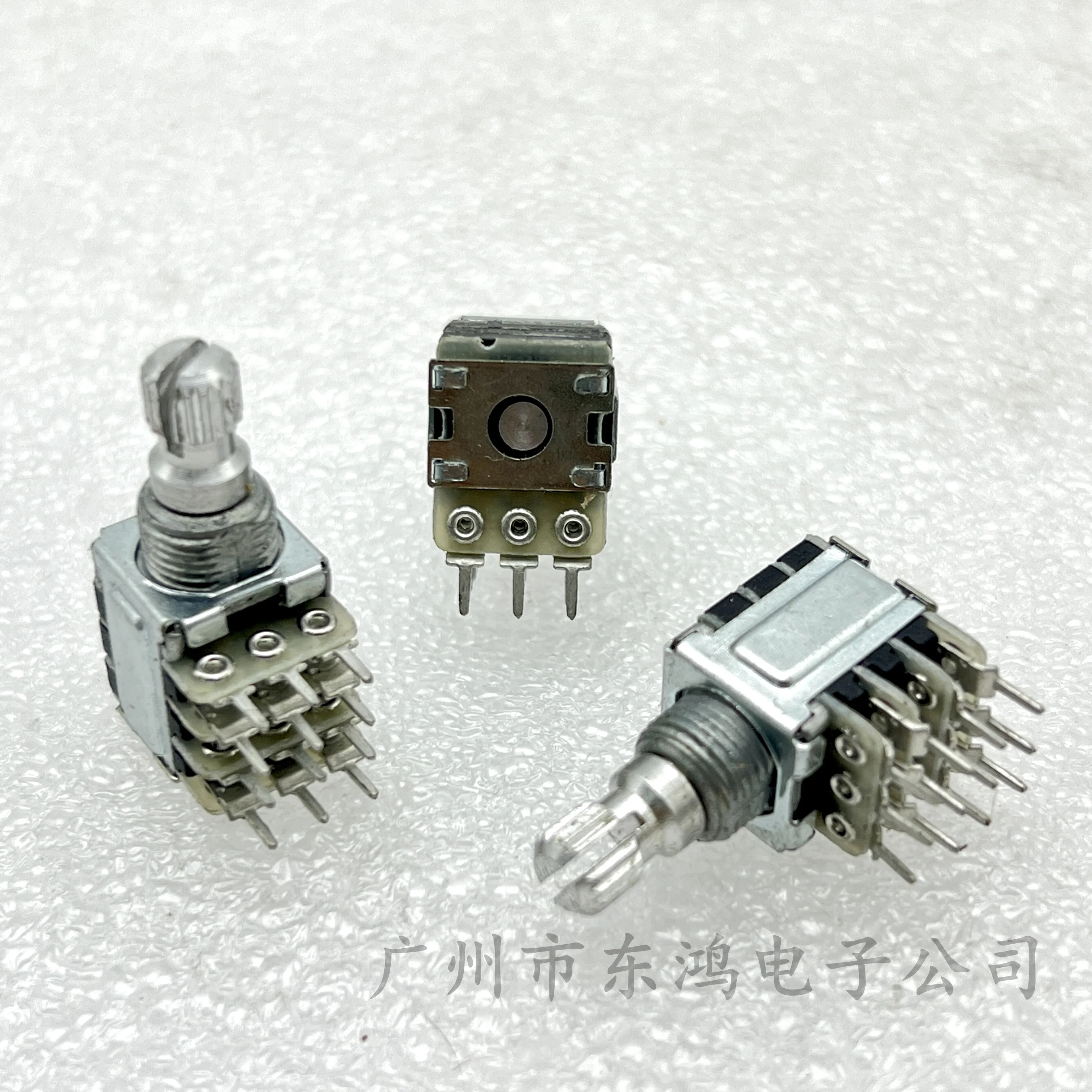 1 PCS Korean precision four link potentiometer C50K shaft length 15MM ...