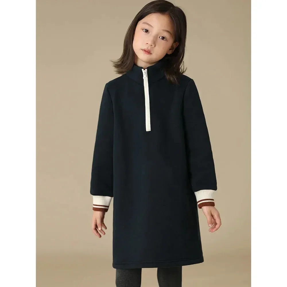 Autumn-Kids-Velvet-Warm-Sweatshirt-Dresses-for-Girls-Long-Sleeve-Casual ...